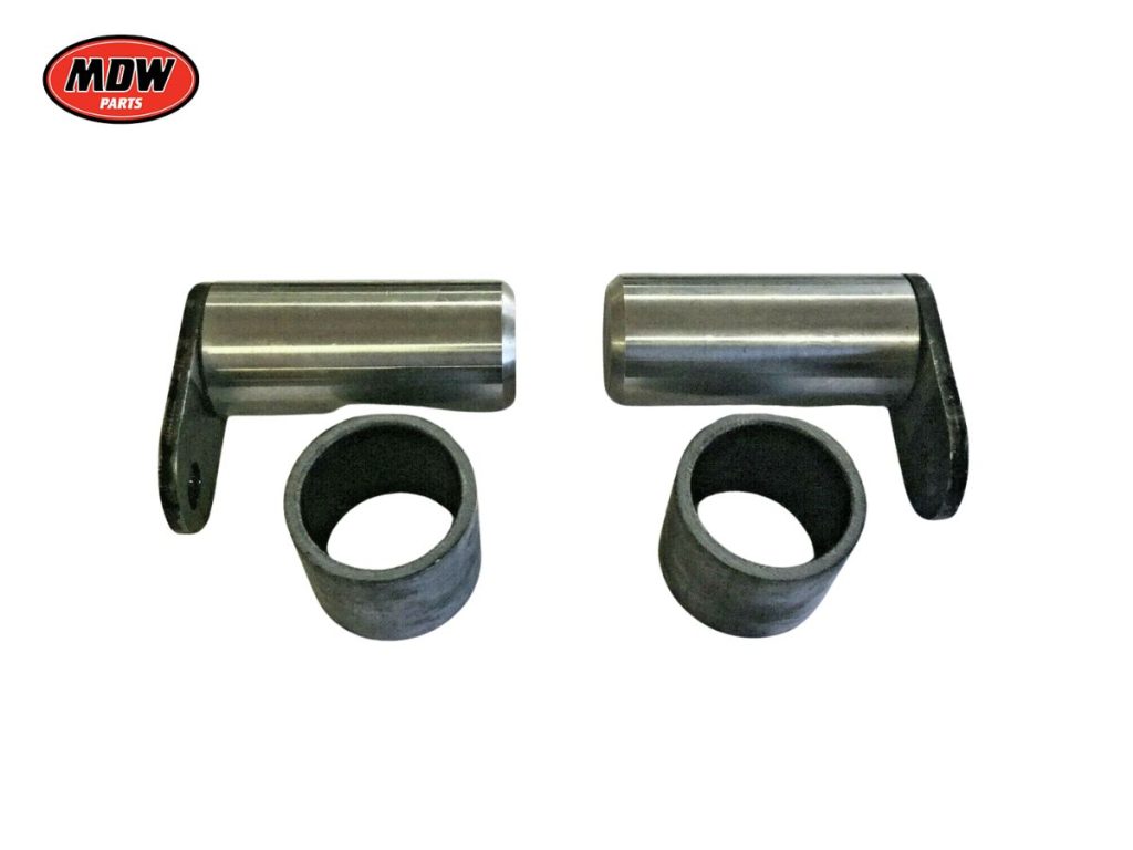 2 x 1 1/4" Top Arm Pivot Pins & Bushes - Suit Dingo K94/95 - 2 x 70mm ...