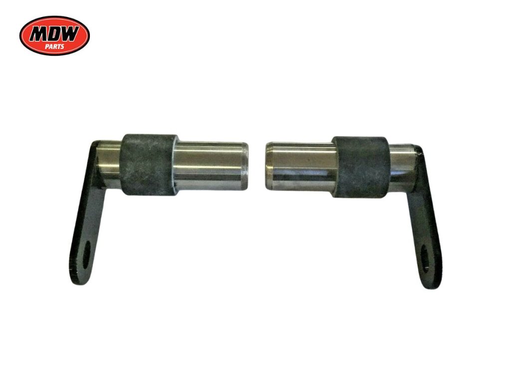 Top Arm Pivot Pin & Bush Kit - Suit Dingo K93/950 - 75mm long Pins x 2 ...