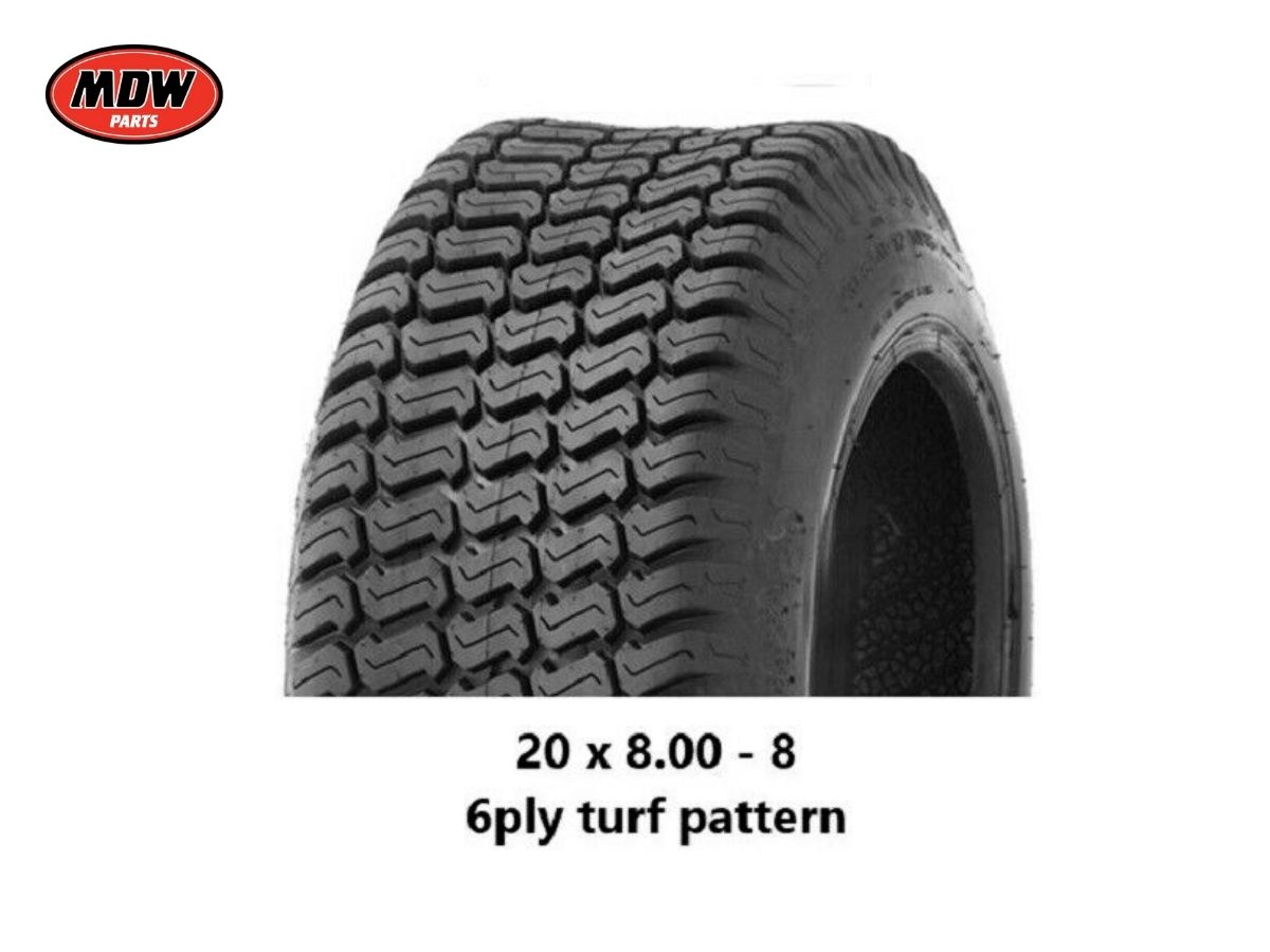 GOLF CART TYRES - 20 X 8.00-8 TURF TYRES | Mini Digger Wholesale